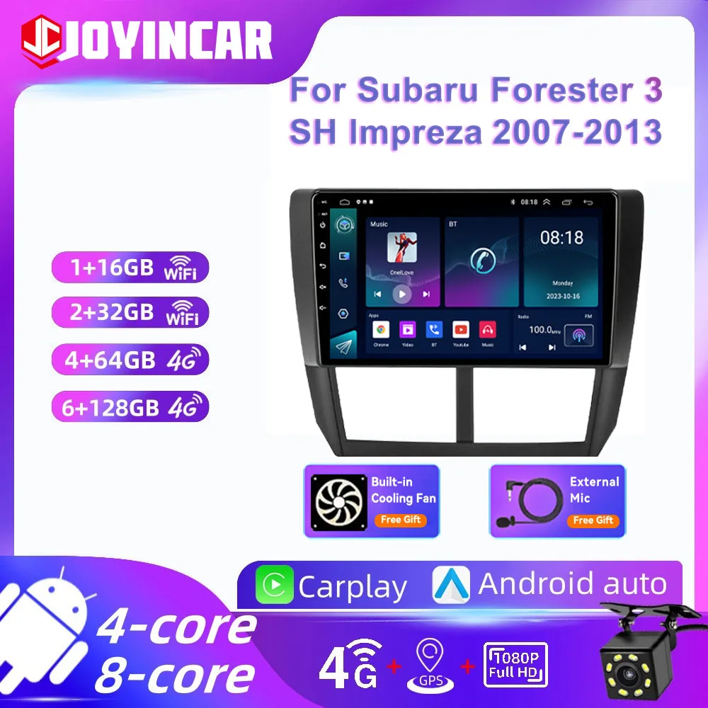 Android 13 8Core Carplay Car Radio For Subaru Forester Impreza WRX STI ...