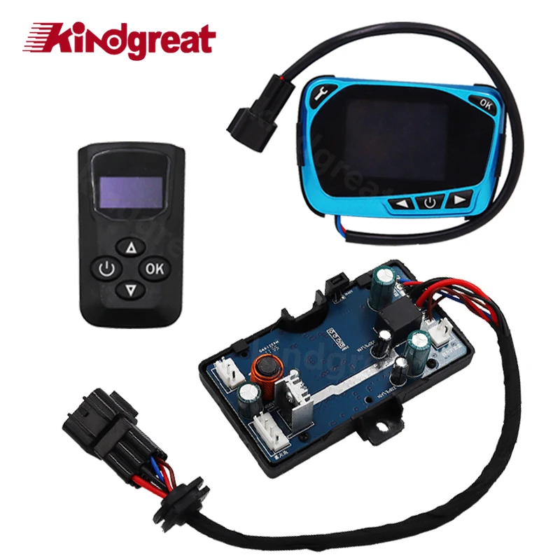 12V-24V-Diesels-Air-Heater-Remote-Control-LCD-Monitor-Switch-Control ...