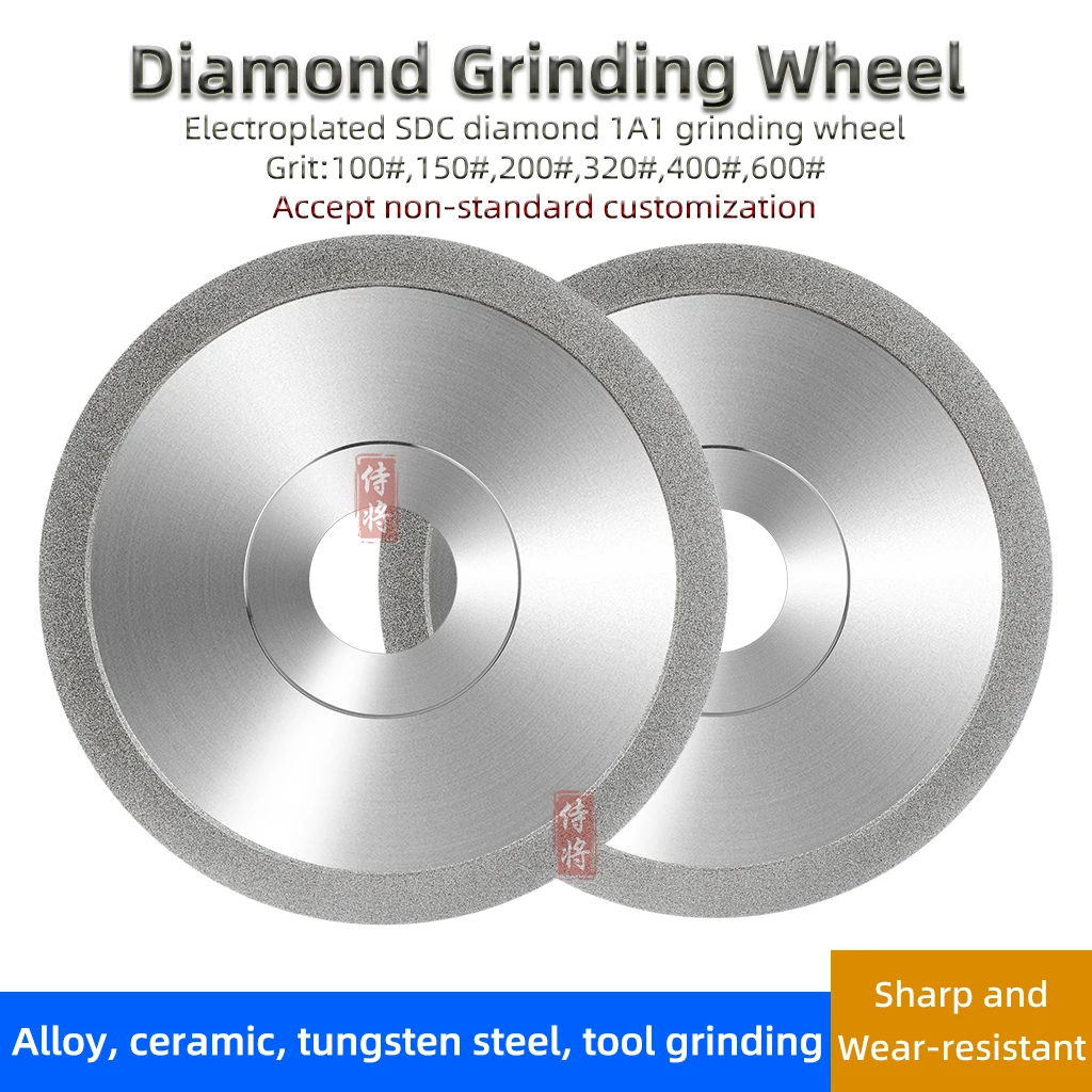 150mm-Electroplated-SDC-Diamond-Grinding-Wheel-100-600-For-Grinding ...