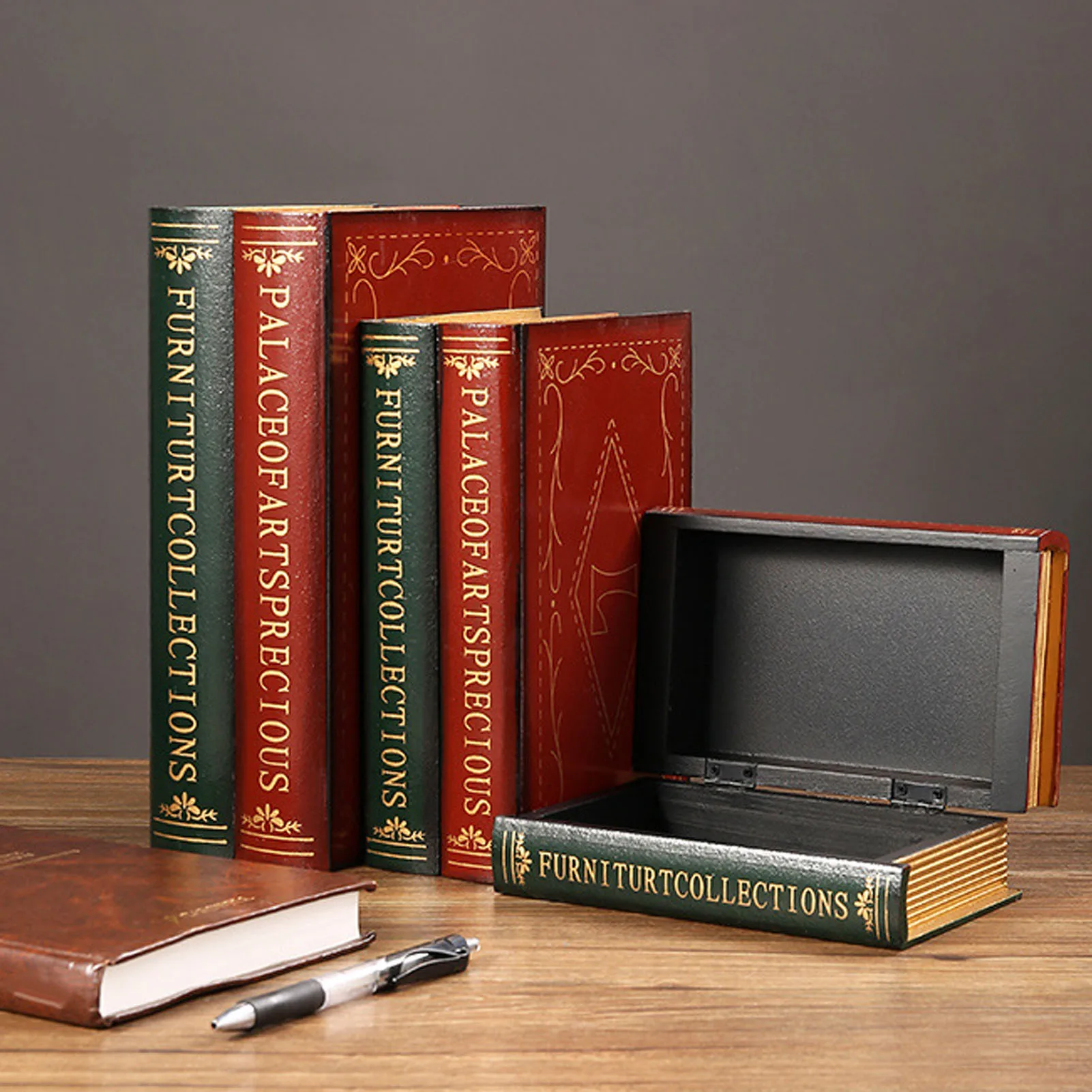 Fake-Book-Box-Innovative-European-Style-Exquisite-Vintage-Decorative ...