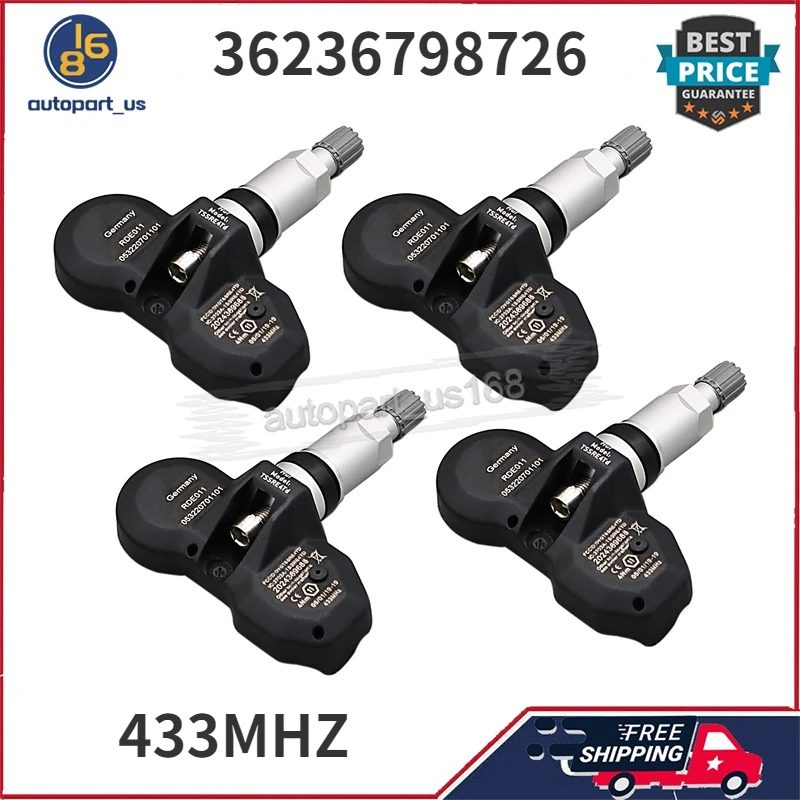 36236798726-TPMS-Tire-Pressure-Monitor-Sensor-433MHZ-For-Alpina-B3-BMW ...