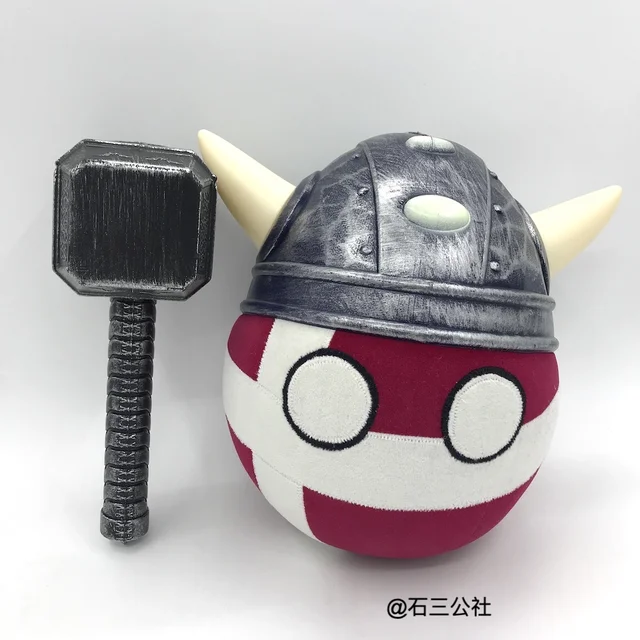 The Kingdom of Denmark Ball and Viking helmet hammer Doll DNK ...