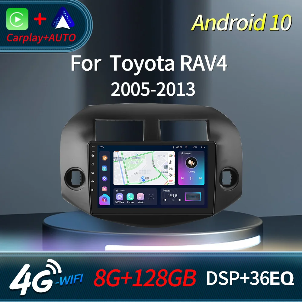 2din Android For Toyota RAV4 Rav 4 2005-2013 Car Radio Multimedia Video ...