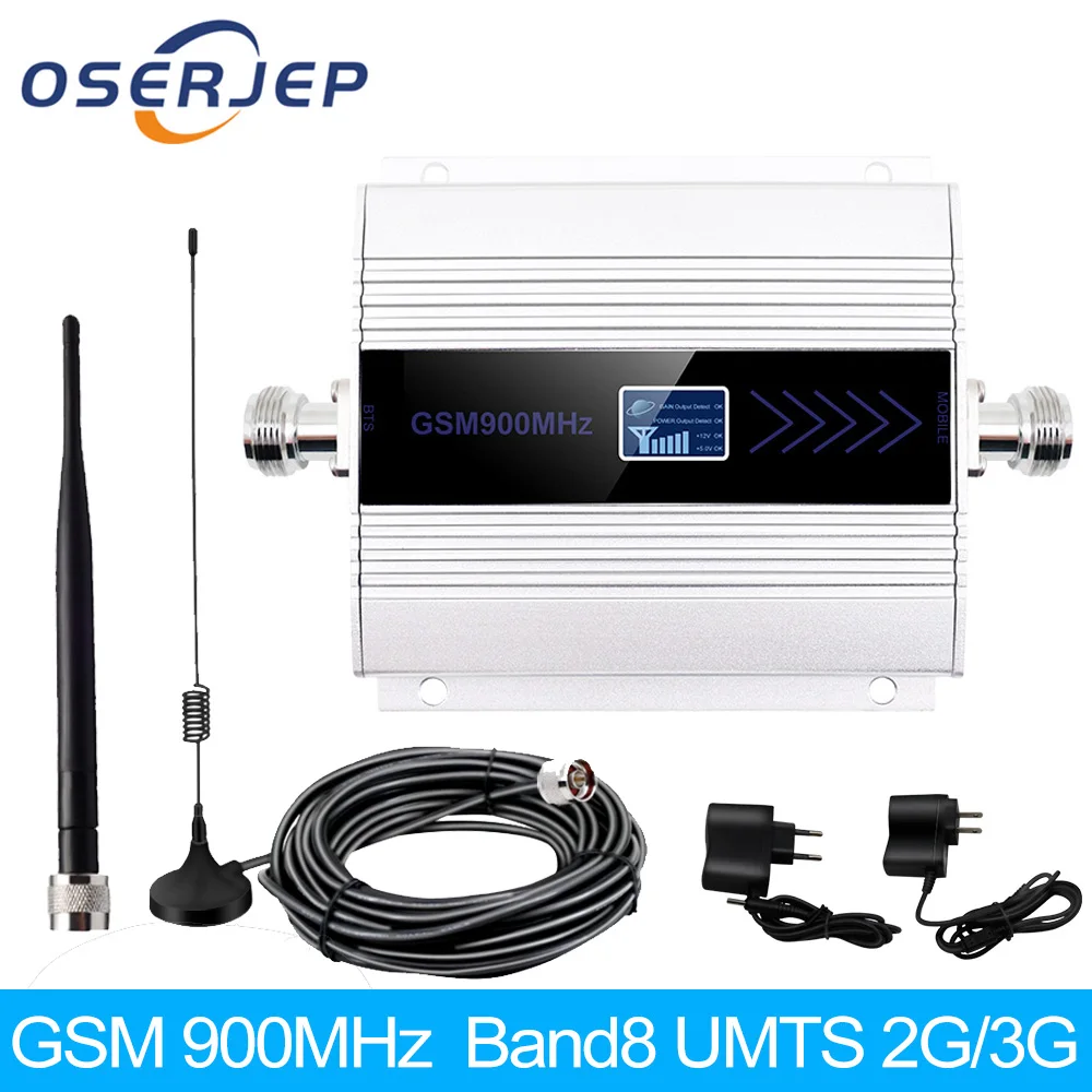 Repetidor de red móvil 2G, 3G, 4G, GSM, 900MHz, DCS, LTE, 1800MHz, UMTS ...