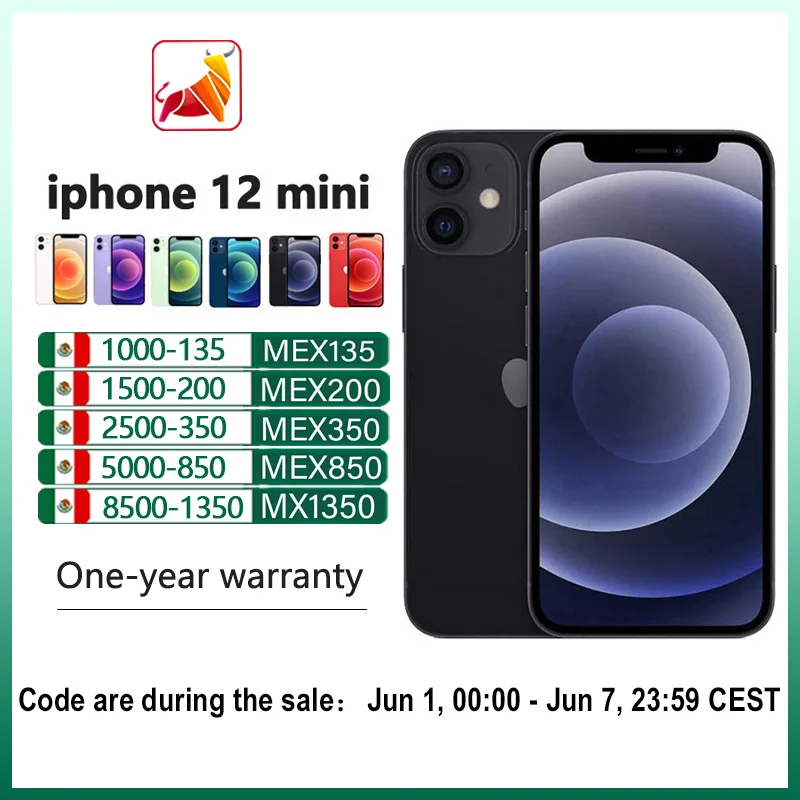 El-iPhone-original-de-Apple-12-mini-64GB-128GB-256-ROM-desbloquea-el ...