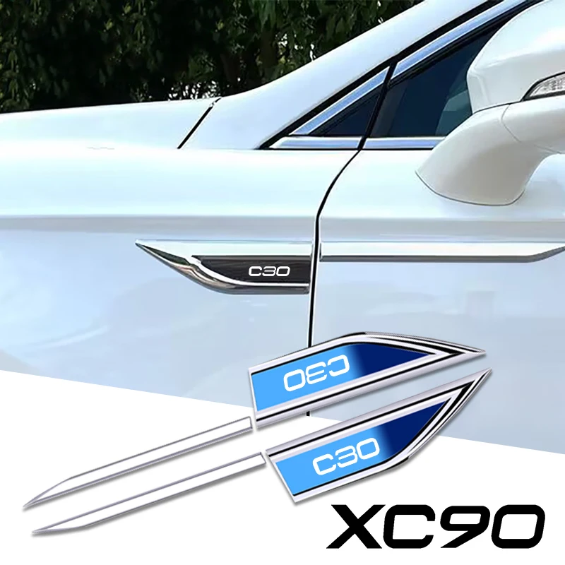 2pcs-car-accessory-car-stickers-for-Volvo-xc60-s60-v40-v50-v60-s80-s40 ...