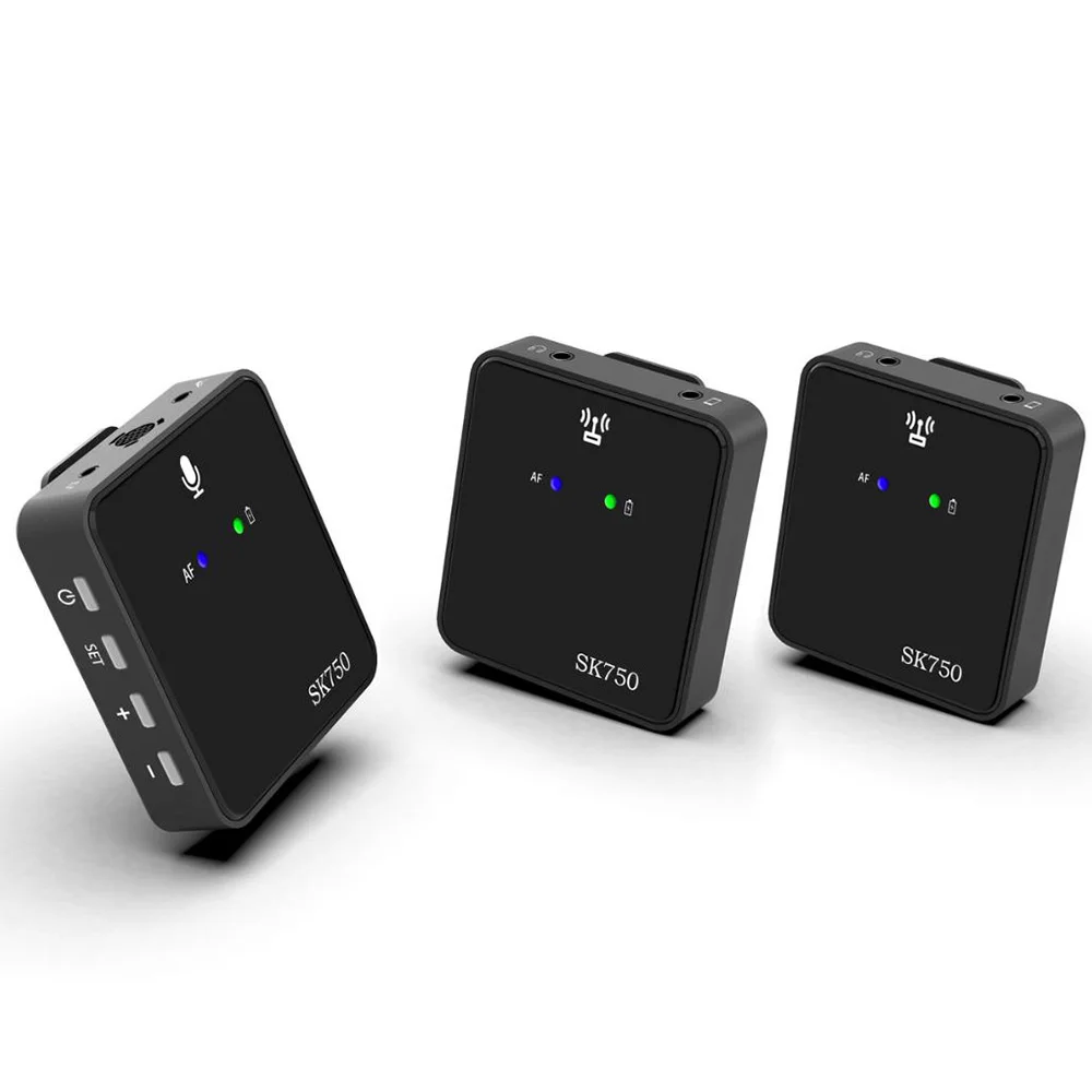 SK750-Wireless-Lavalier-Microphone-Transmitter-Receiver-for-Phone-DSLR ...