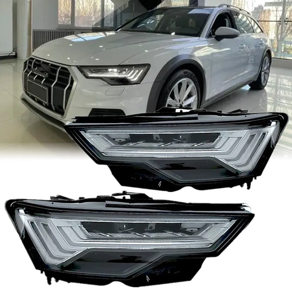Car-Front-Lights-For-Audi-A6-Led-Headlights-2019-2023-Accessories ...