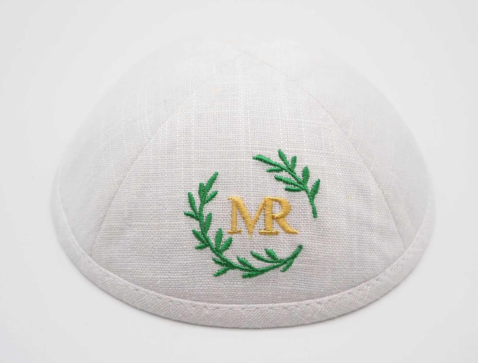 Linen Kippot Kippah | White Linen Kipot | Custom Kippahs | Custom ...