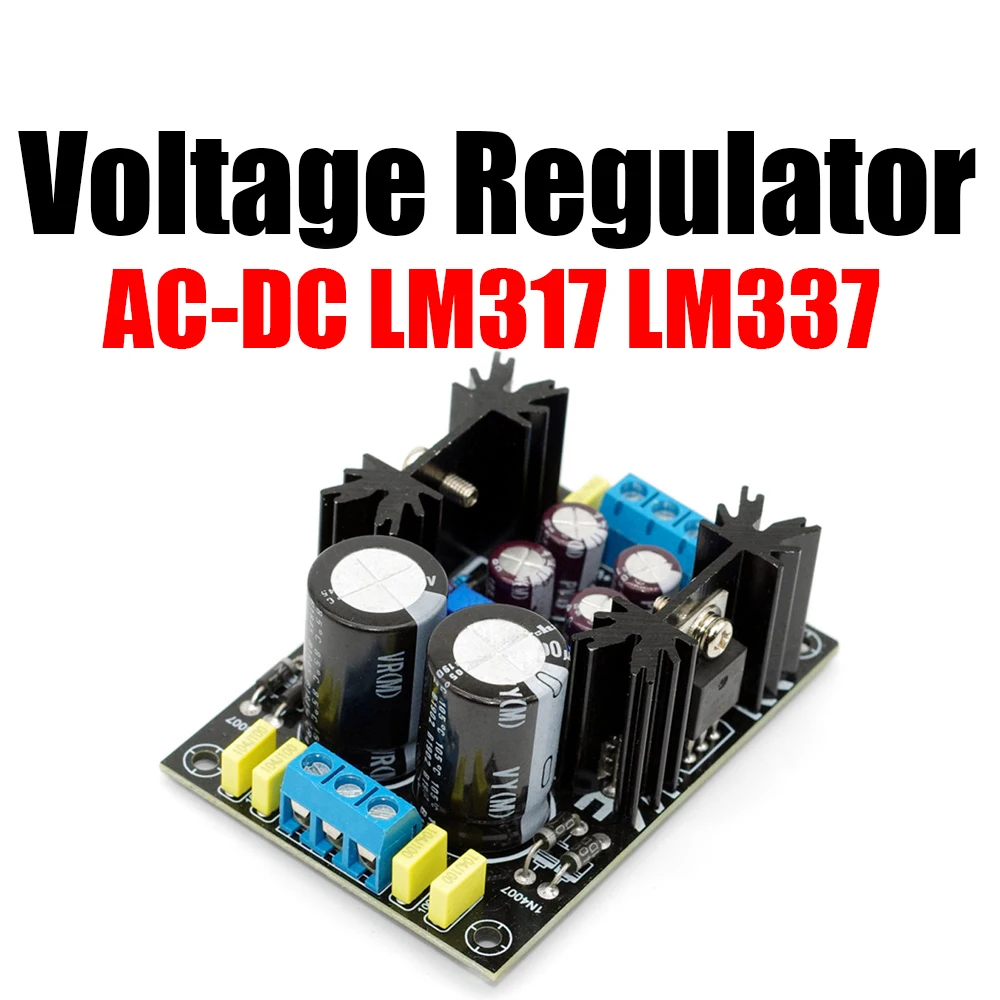 AC-TO-DC-LM317-LM337-Adjustable-Positive-Negative-Power-Supply-Voltage-Regulator-Dual-Power-5V ...