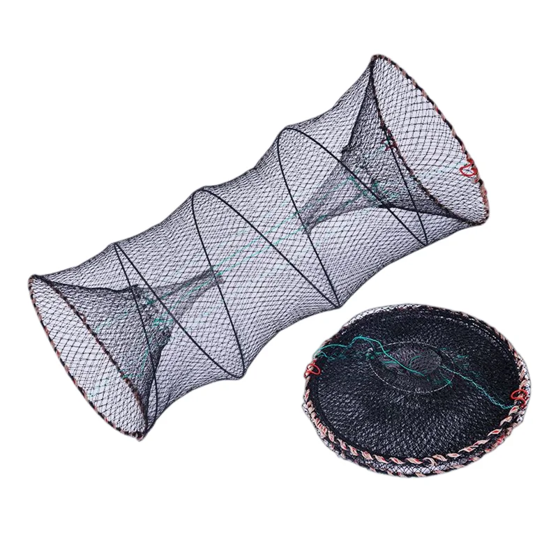Folding Fishing Net Crayfish Crab Catchers Trap Carp Sport Surfcasting ...