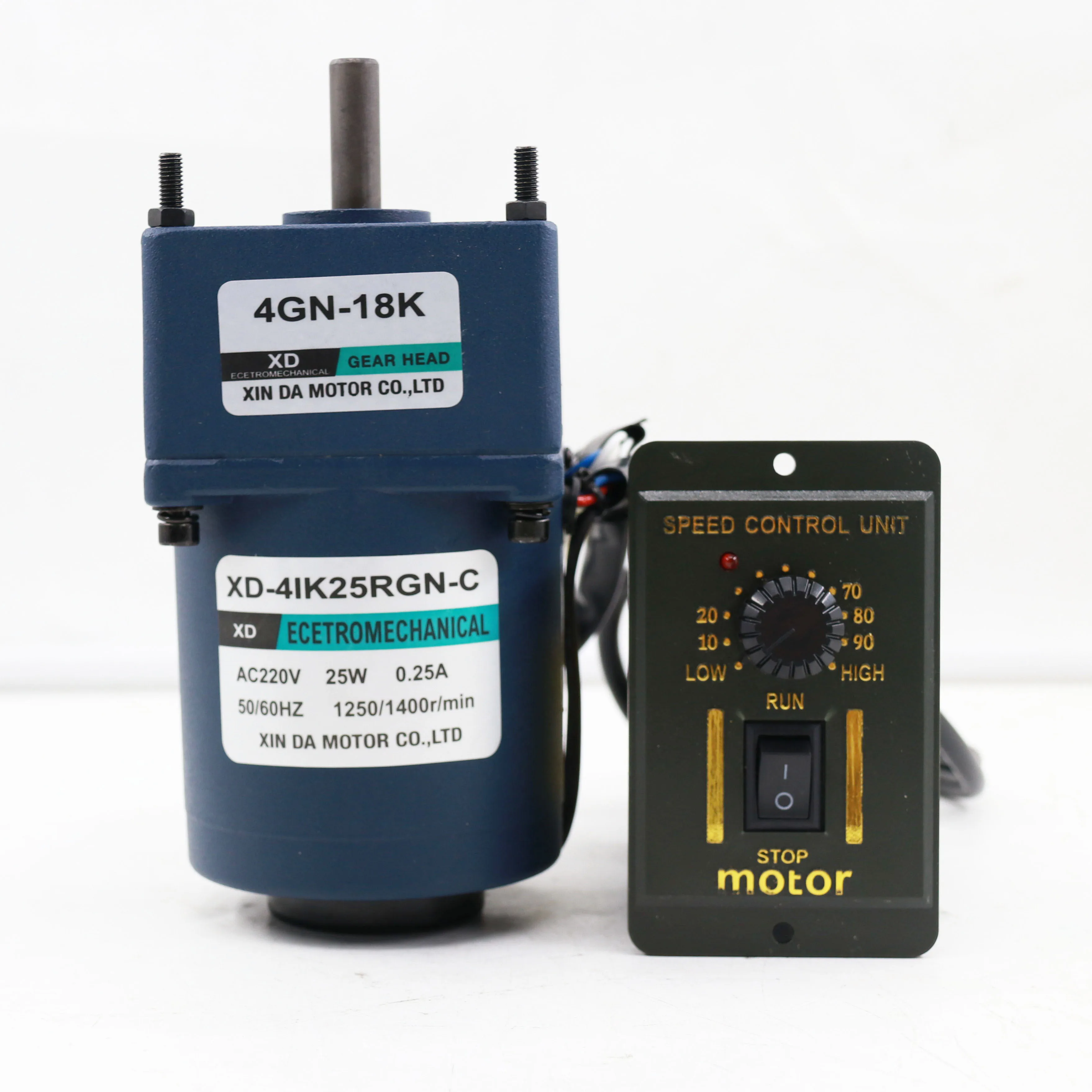 220v Gear Ac Motor(motor + Speed Regulator) 25w Slow Torque Can Be ...