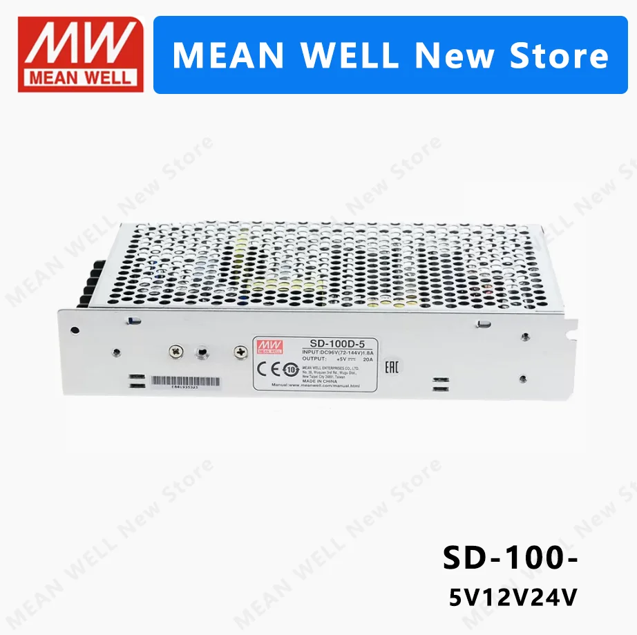 MEAN WELL SD-100 SD-100A-5 SD-100A-12 SD-100A-24 SD-100B-12 SD-100B-24 SD-100C-12 SD-100C-24 SD ...