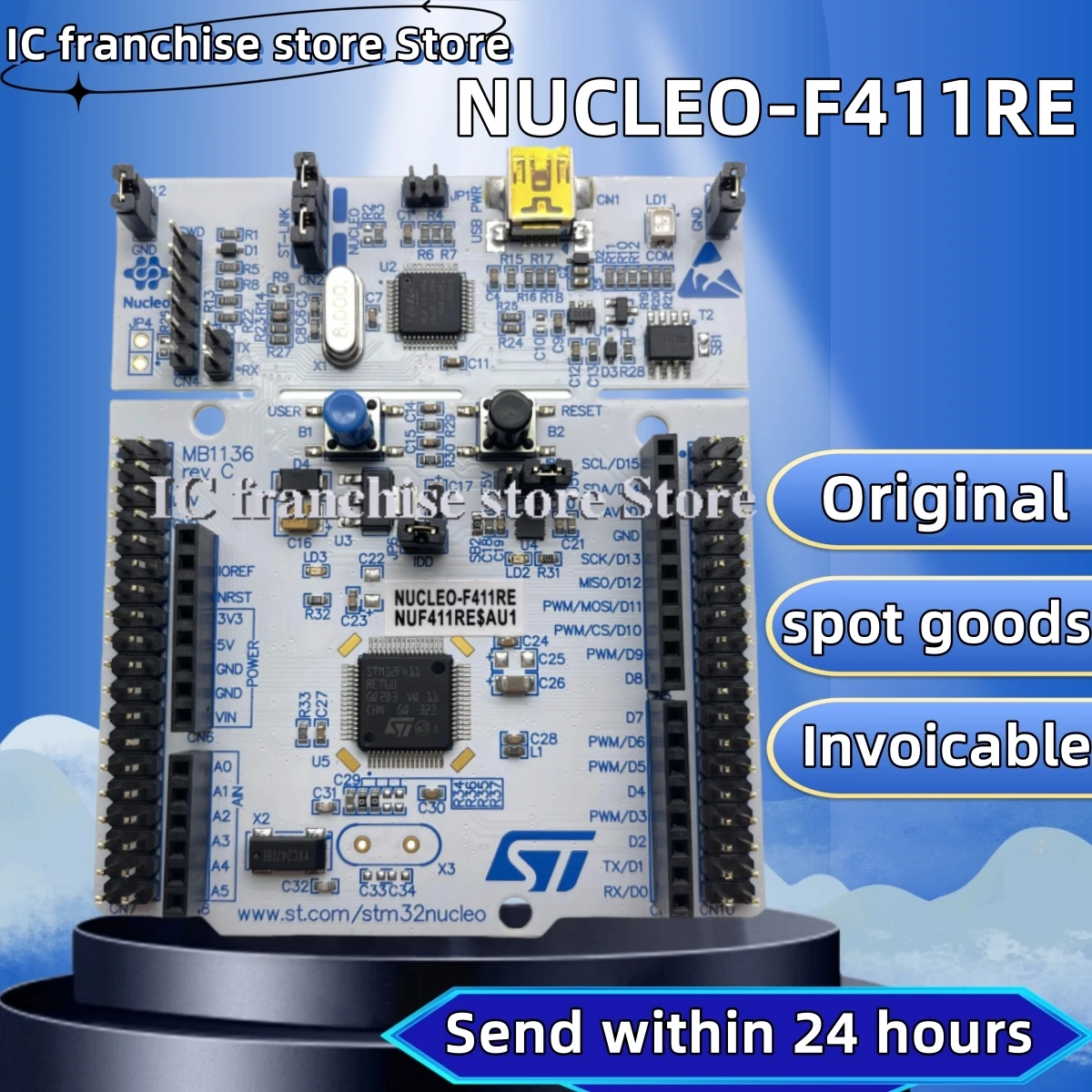 1PCS-LOT-NUCLEO-F411RE-STM32-Nucleo-64-STM32F411RET6-Development-board-100-Brand-new-original.jpg