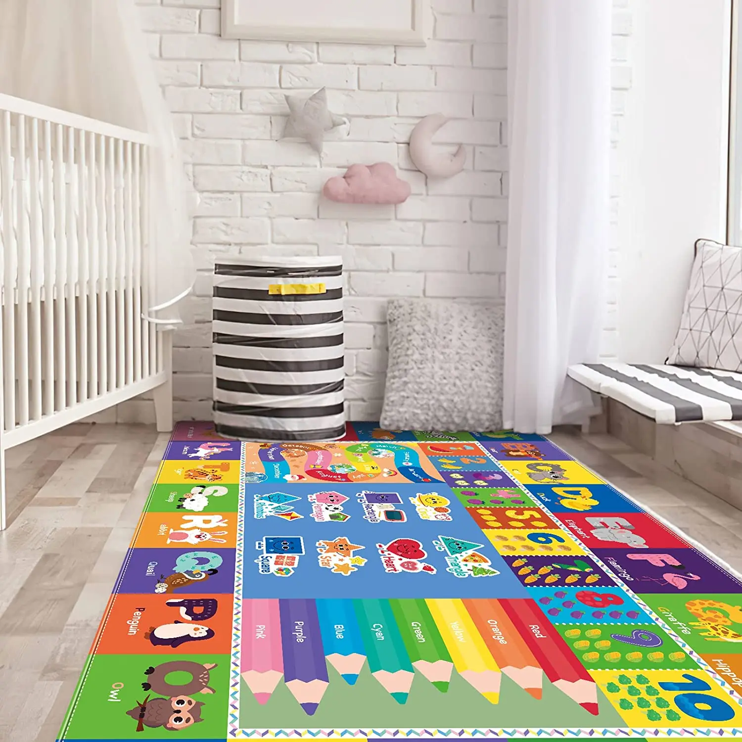 Educational-ABC-Numbers-Animals-Carpet-for-Living-Room-Home-Decoration ...