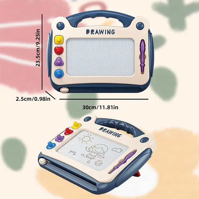 Doodle Magnetic Color Drawing Board Reusable Creative Bracket Type ...