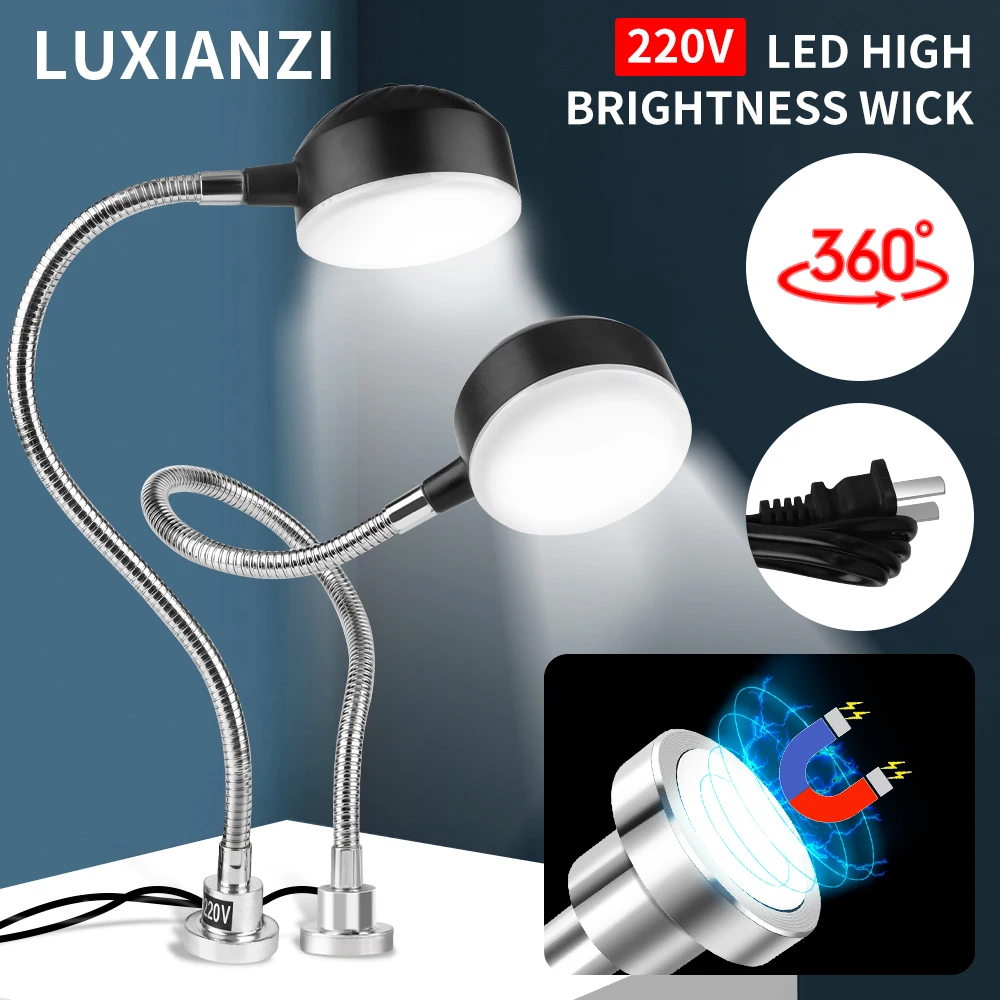 LUXIANZI-12W-LED-Machine-Tool-Light-Magnetic-Base-300-400-500mm ...