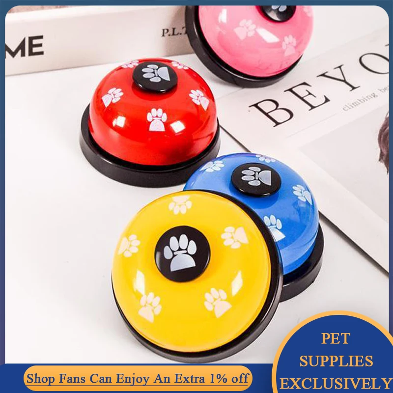 Pet Training Called Dinner Small Bell Dog Toys Interactive Doorbell ...