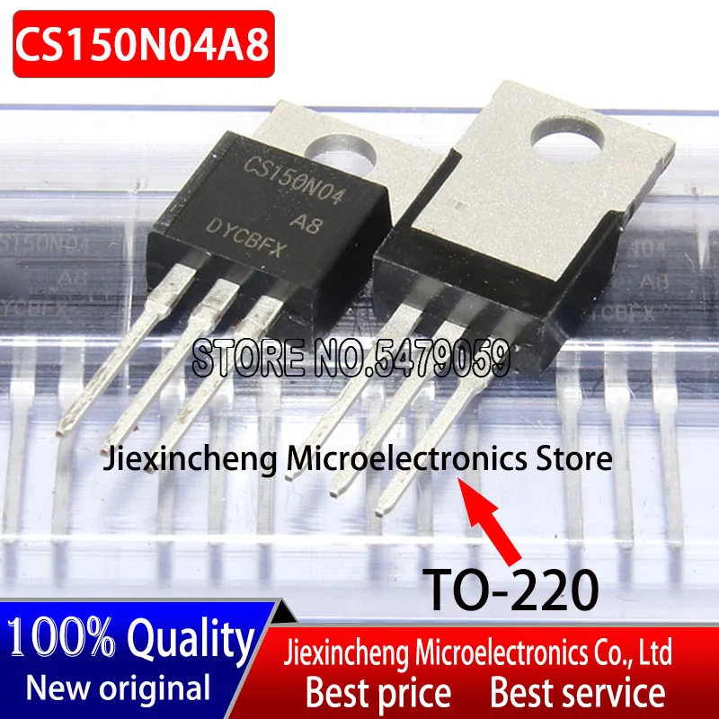 10PCS-CS150N04A8W-CS150N04A8-CS150N04-TO220-MOSFET-40V-130A-New ...