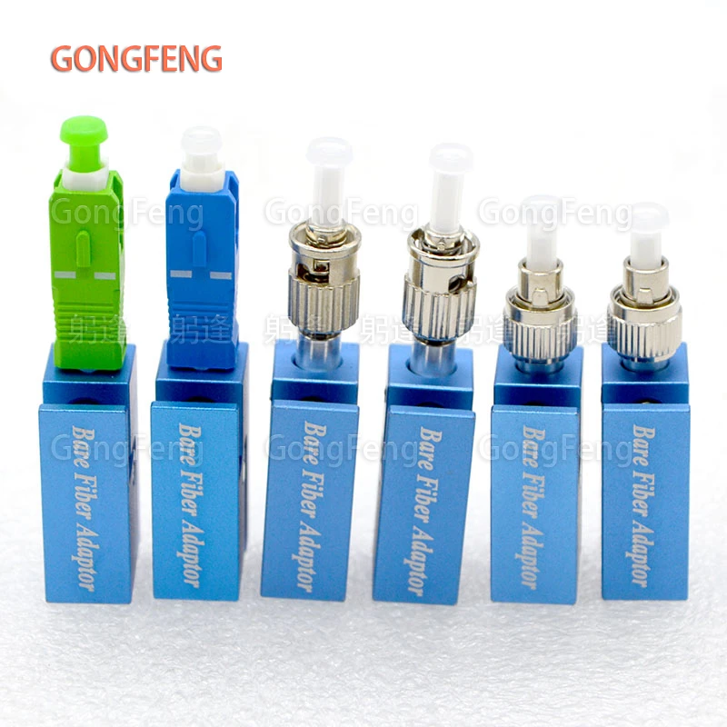 New FC SC ST Square Bare Adapter Flange Optic Fiber Connector Temporary ...