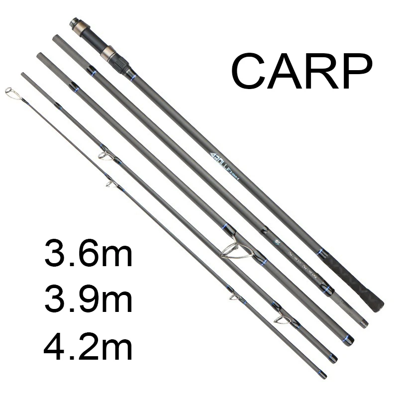 3.6M 3.9M 4.2M 4-6 Sections 10kg CARP 40-160g Long Lure Rod Surf ...
