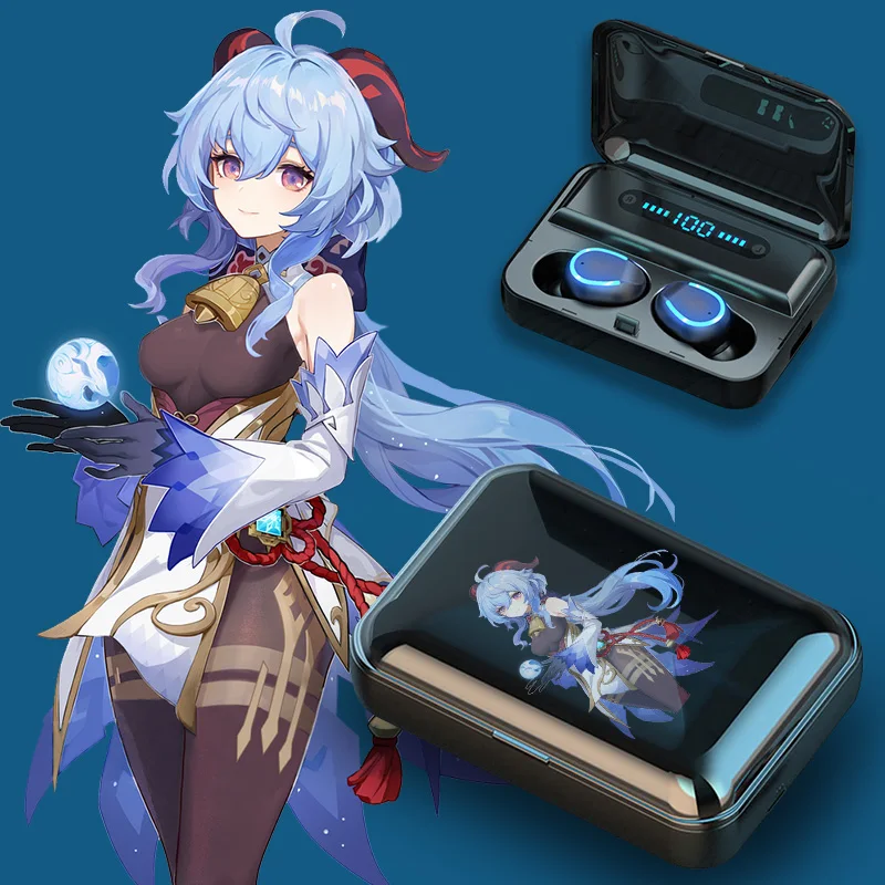 Genshin Impact-auriculares inalámbricos ZhongLi Xiao, audífonos con ...