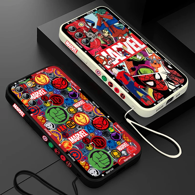 Marvel-Superhero-Spider-Man-Phone-Case-For-Samsung-Galaxy-S23-S22-S21 ...
