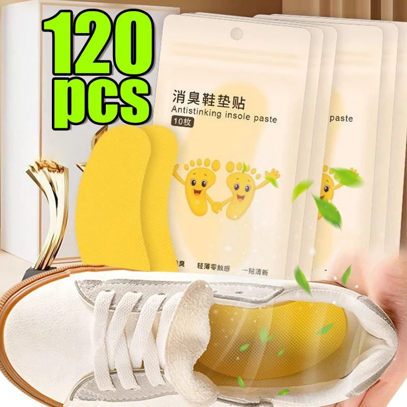 12/120pcs Shoes Deodorant Sticker Deodorant Foot Odor Deodorants ...