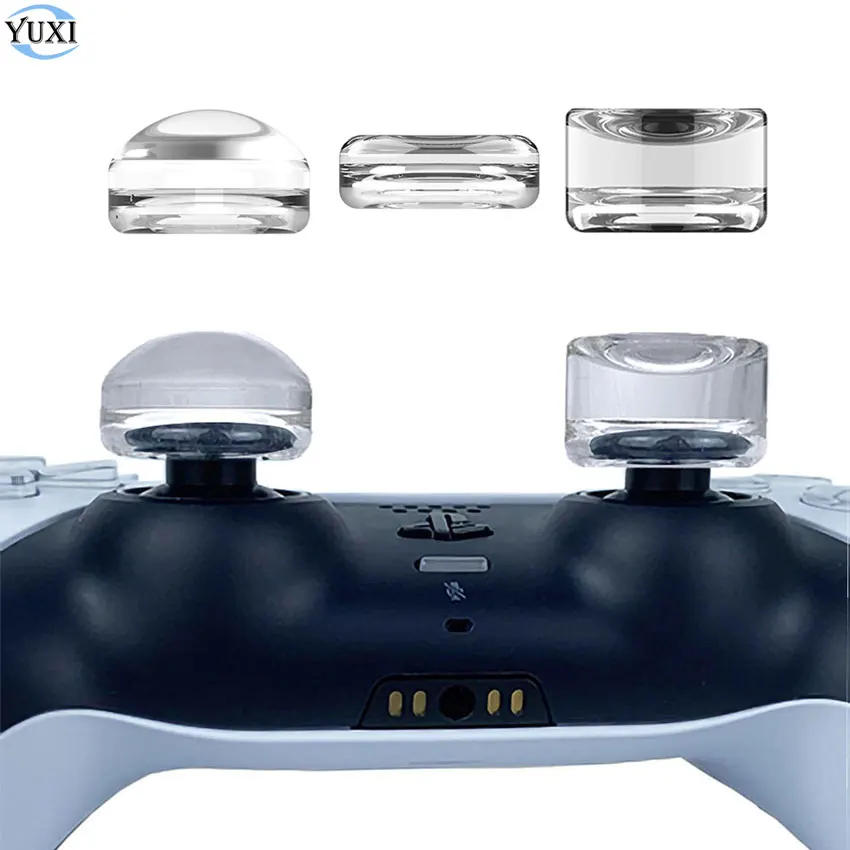 YuXi-Transparente Silicone Thumb Stick Grip Cap, Claro, Joystick Case ...
