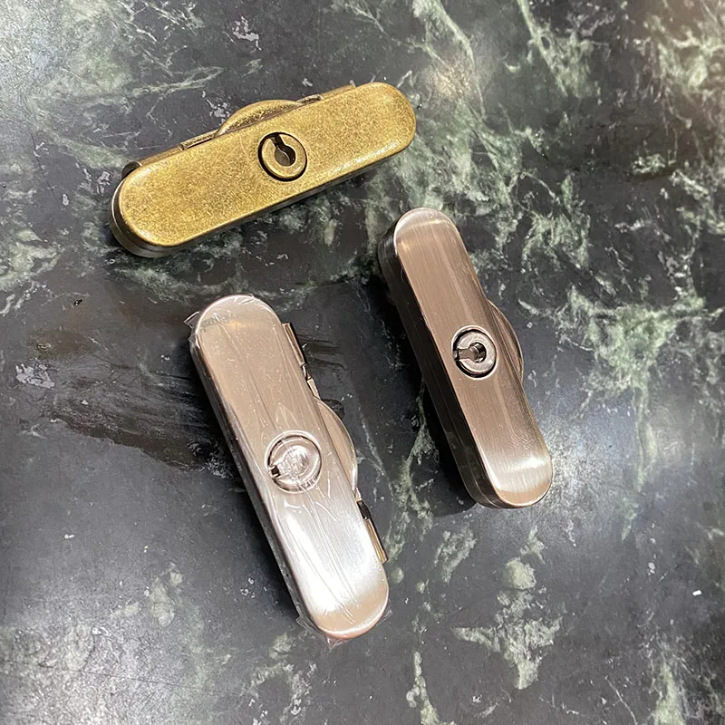 Metal Press Push Lock Bag Briefcase Spring Lock Snap Decorative Clasps ...