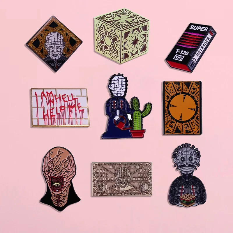 Horror-Movie-Hellraiser-Enamel-Pin-Gothic-Badge-Men-s-Backpack-Pin ...
