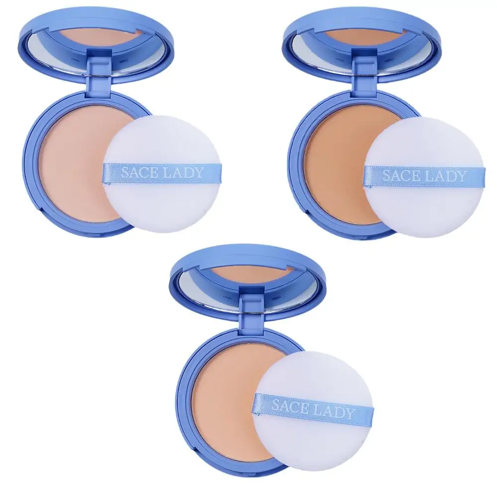 Sace Lady Silk Soft Mist Powder Cake Waterproof Long-lasting Natural ...