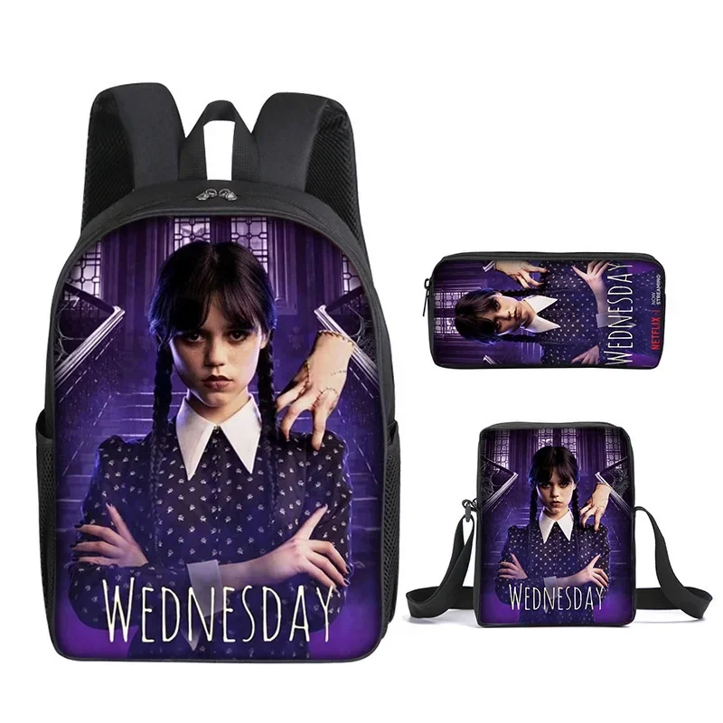 3PC-set-Wednesday-Addams-Backpack-Nevermore-Academy-Primary-Middle ...