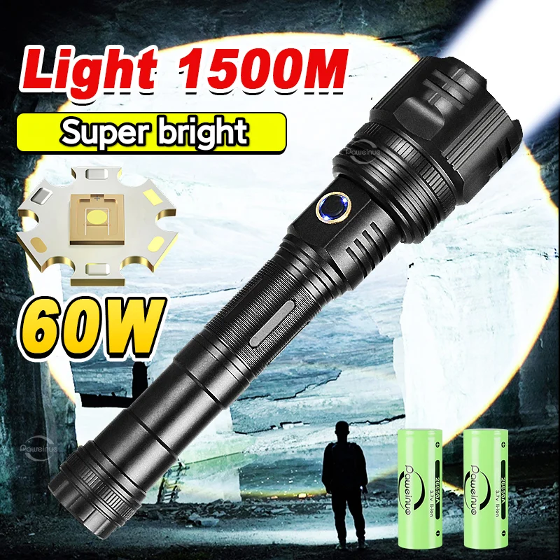 Super-Bright-Rechargeable-Flashlight-High-Power-Led-Flashlights ...