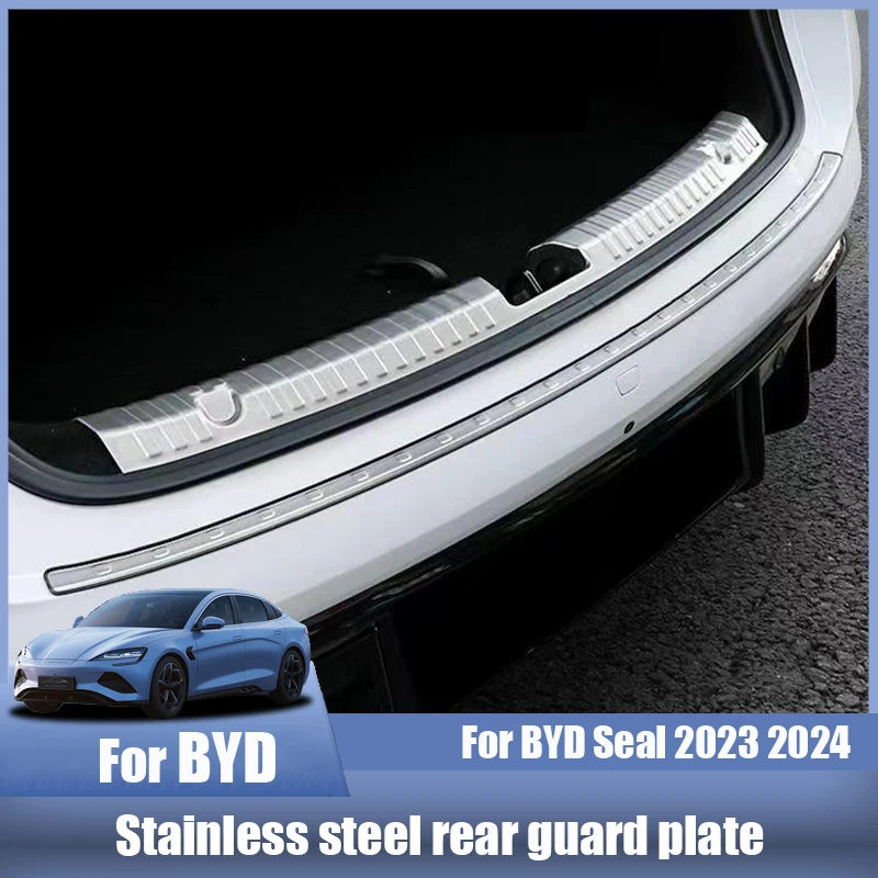 For-BYD-Seal-2023-2024-Stainless-steel-Tail-box-pedal-rear-guard-plate ...