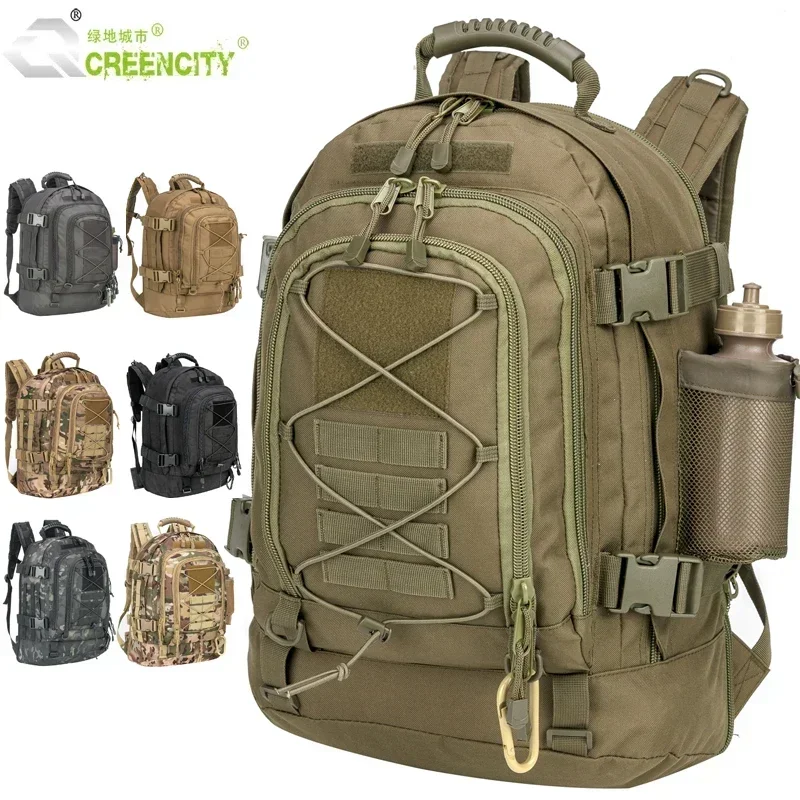 60L-Men-Tactical-Backpack-Molle-Hiking-Climbing-Bag-Outdoor-Waterproof ...