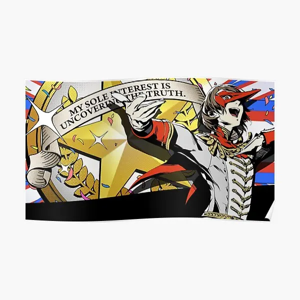 P5-Goro-Akechi-Crow-All-Out-Attack-Poster-Modern-Mural-Vintage-Picture ...