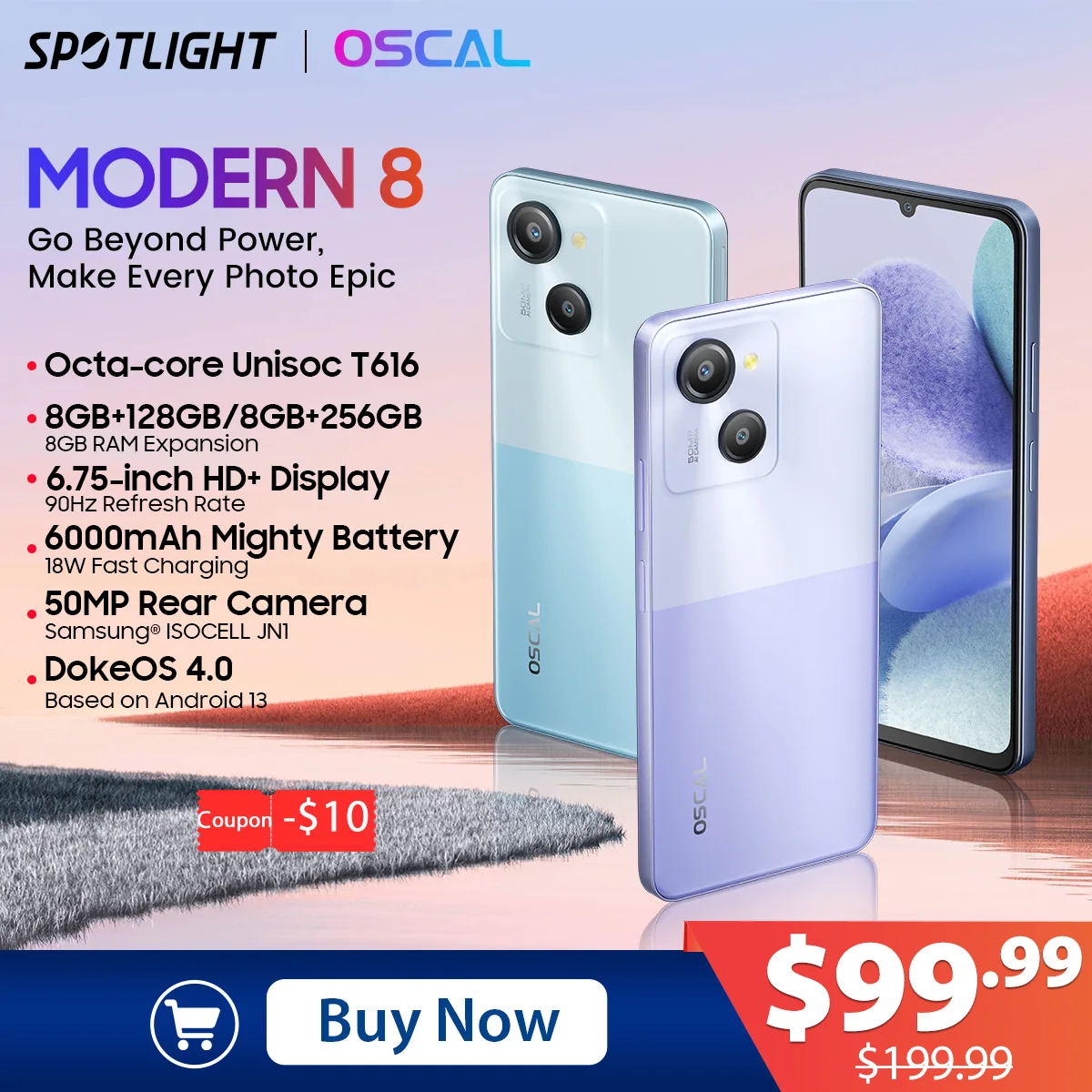 Oscal Modern 8 - Full phone specifications