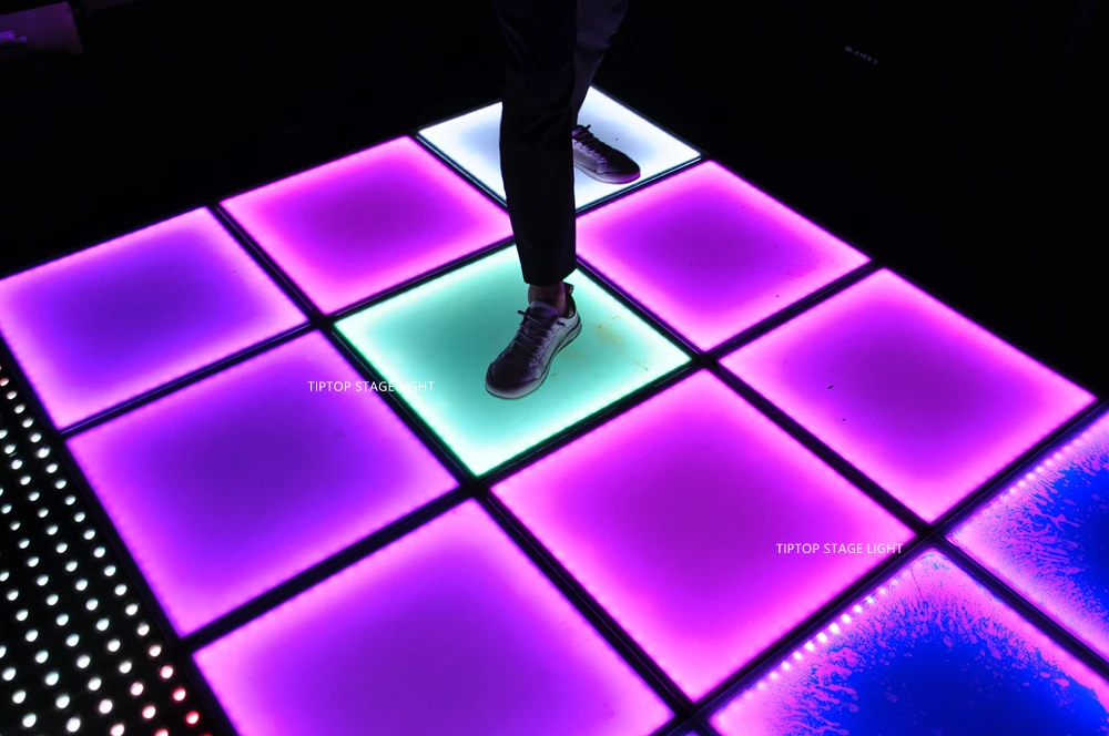 Inductive Dance Floor By Touch Screen | Tiptoplight