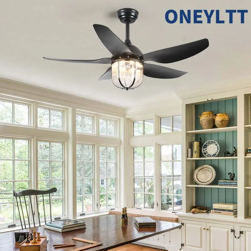 Fan-light-Commercial-restaurant-ceiling-fan-light-waterproof-variable ...