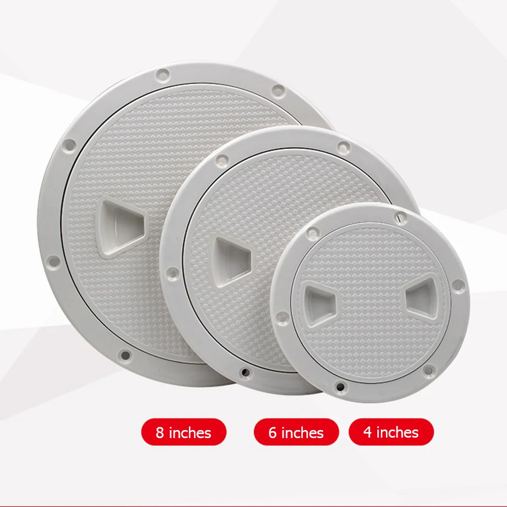 4-6-8-Inch-Boat-Hatches-Deck-Plate-Circular-Plastic-Deck-Inspection ...