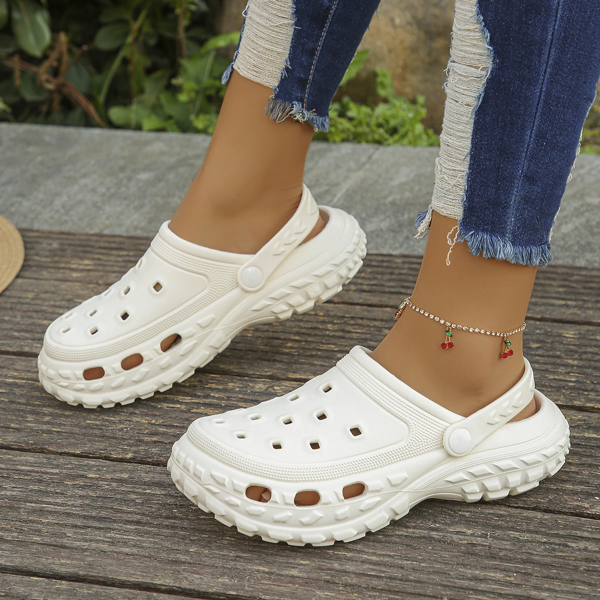 Summer-Beach-Comfortable-Clogs-for-Woman-2024-Fashion-Thick-Bottom ...