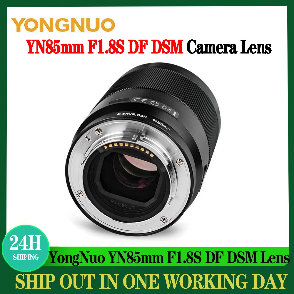 Yongnuo YN85mm F1.8S DF DSM Len AF MF autofocus lens Metal waterproof ...