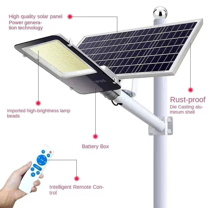 50W-Split-Solar-Lights-Straatlantaarn-Waterdichte-Led-Straatlantaarns ...