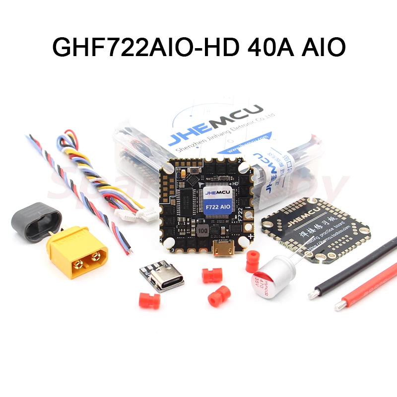 NEW JHEMCU GHF722AIO HD DJI 40A AIO Flight Controller integrated 4in1 ...