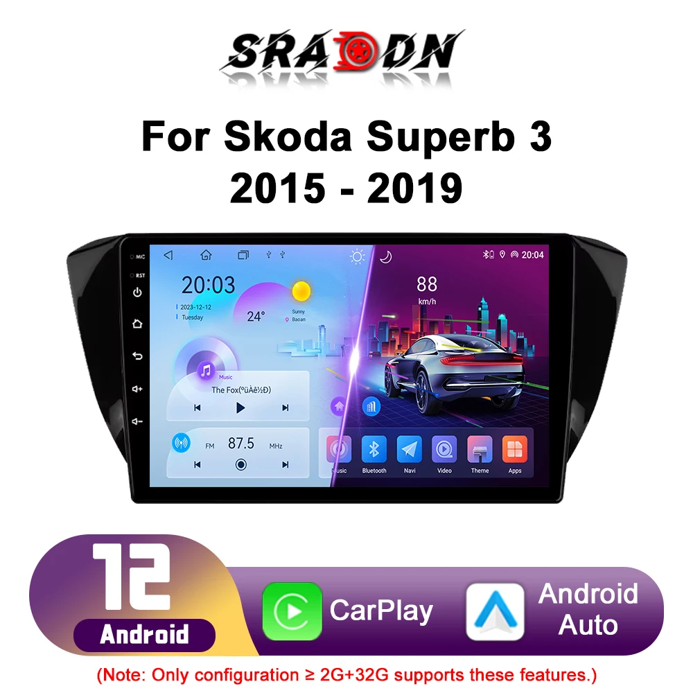 For Skoda Superb 3 2015 - 2019 Android Car Radio Automotive Multimedia ...