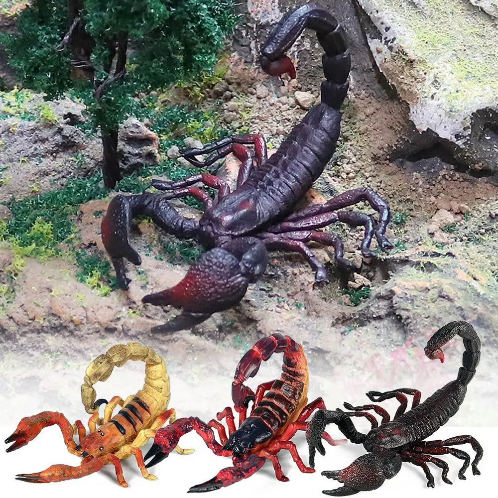 Scorpion-Model-Insect-Figurine-Educational-Toy-Halloween-Supplies-Prank ...