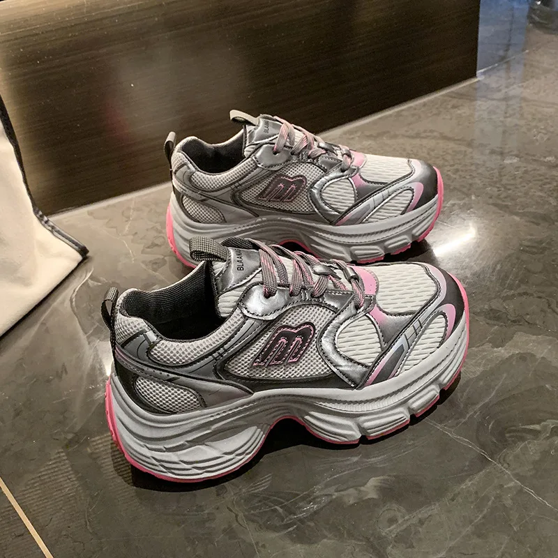 Thick-Bottom-Fried-Street-Daddy-Shoes-Women-2024-Spring-New-Fashion ...