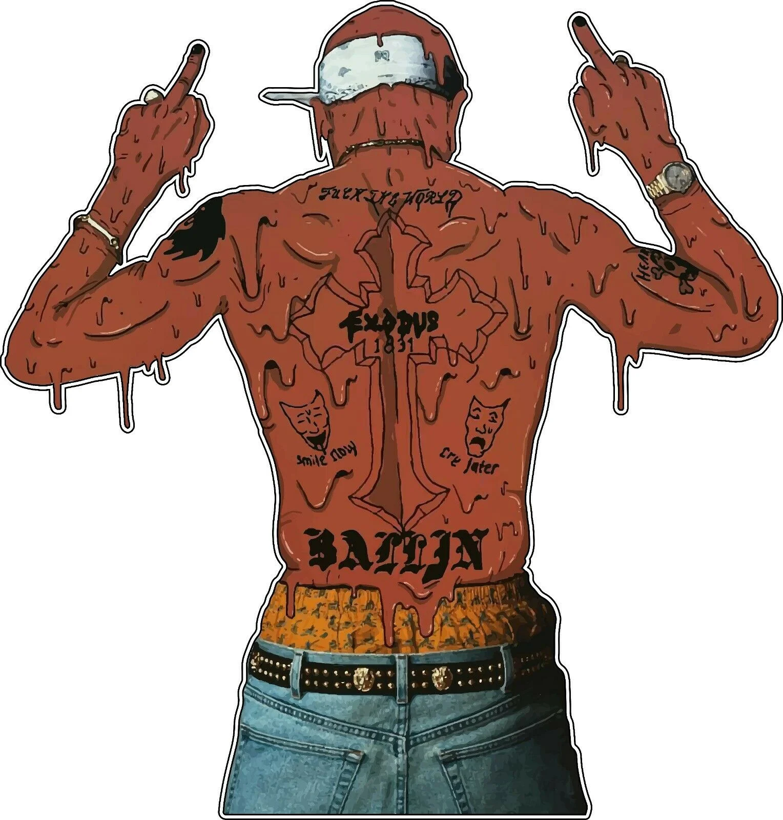 Tupac Thug Life Tattoo Wallpaper