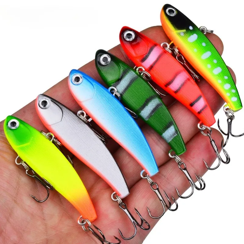 Luya Fake Bait Pencil VIB 6cm 11g Bionic Fish Bait Triple Hook ...
